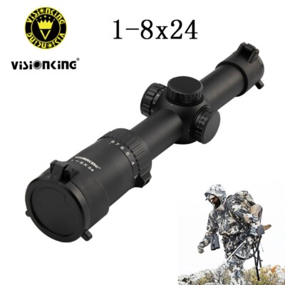 Visionking 1-8x24 Illuminated Rifle Scope Military Hunting Scope 0.1 ...