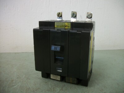 SQUARE D EHB CIRCUIT BREAKER EHB34020 20AMP 480VOLT 3POLE | eBay