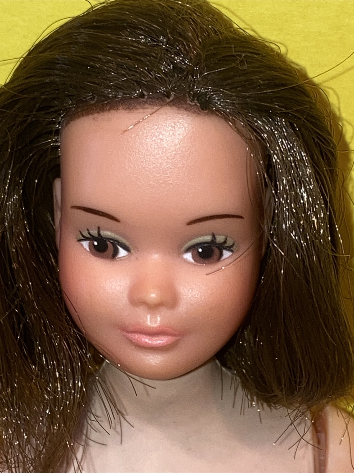 Vintage 1975 Growing Up Skipper Mattel 9222 Rare Brunette Ginger Doll ...