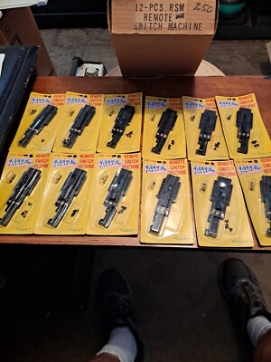 12 Packs Atlas HO Scale Remote Switch Machine #RSM-250 (HO/N Scale ...