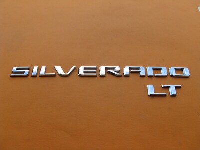 19 20 21 22 23 CHEVROLET SILVERADO LT REAR EMBLEM LOGO BADGE SIGN ...