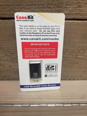 Cana Kit USB 2.0 MicroSD Card Reader can be used with Raspberry Pi | eBay