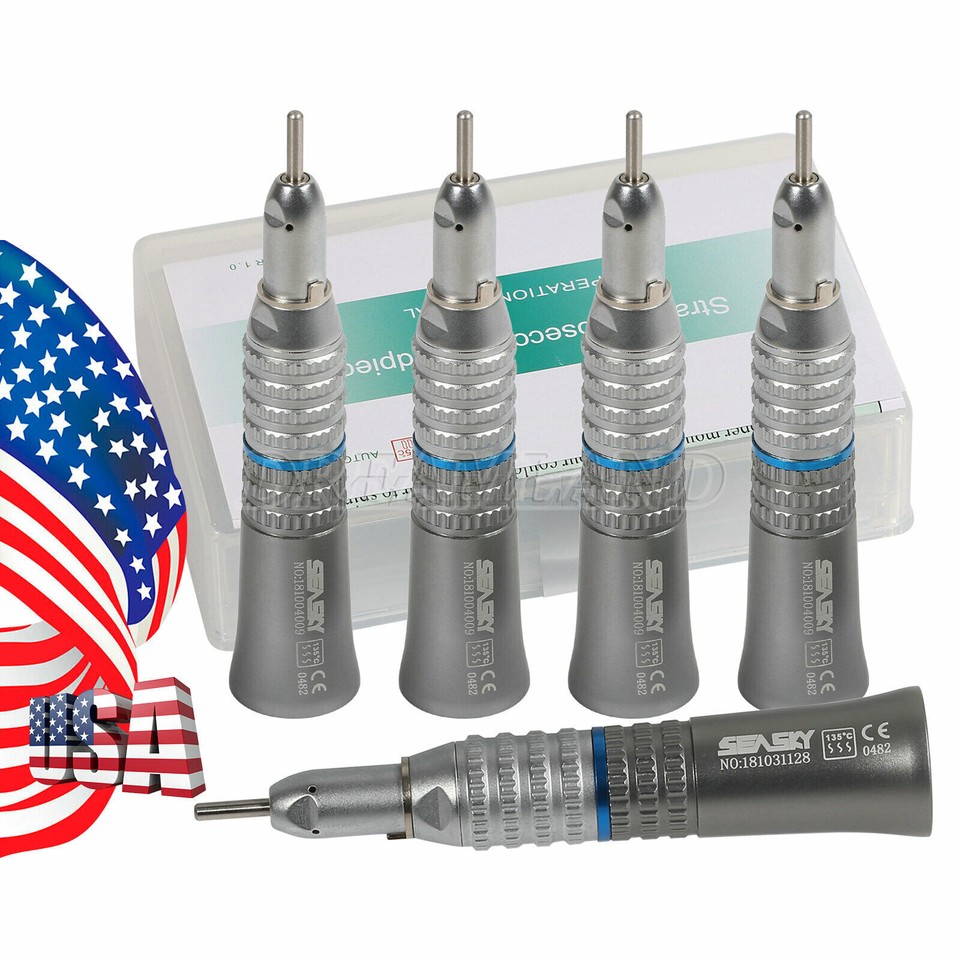 E-type Dental Straight Handpiece Slow Low Speed Nose cone Attachment ...