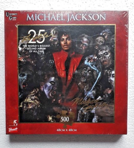 PUZZLE 500 PIECES MICHAEL JACKSON - THRILLER 25 ème ANNIVERSAIRE - neuf ...