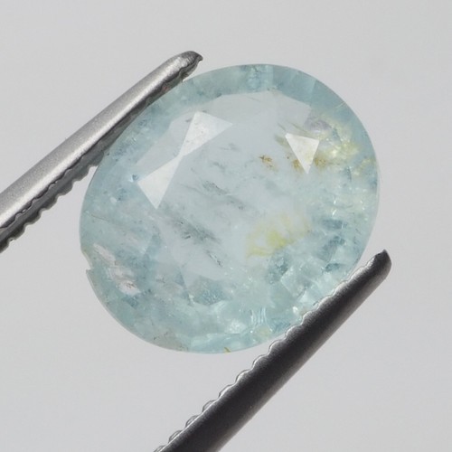 Precious Pale Blue Aquamarine 1.72Ct Natural Loose Gem Oval 8.9 x 7.4 x 4.4 mm | eBay