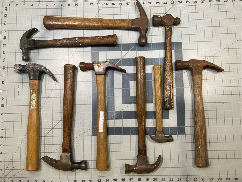 Lot Of 9 Vintage Hammers Made In Usa | eBay