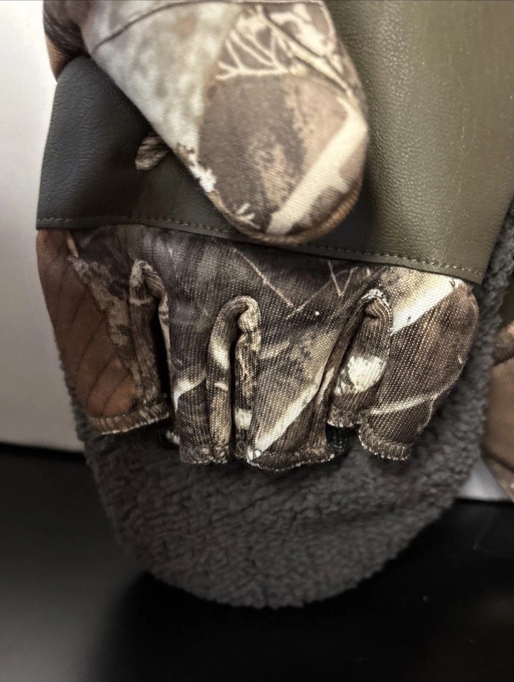 Heat Boost Huntworth Scout Hunting Gloves M/L Mossy Oak Fold Over Pop ...