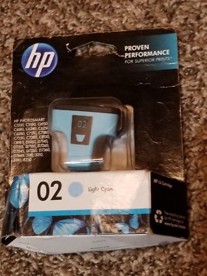 HP 02 Light Cyan Inkjet Print Cartridge (5.5ml)- see description | eBay
