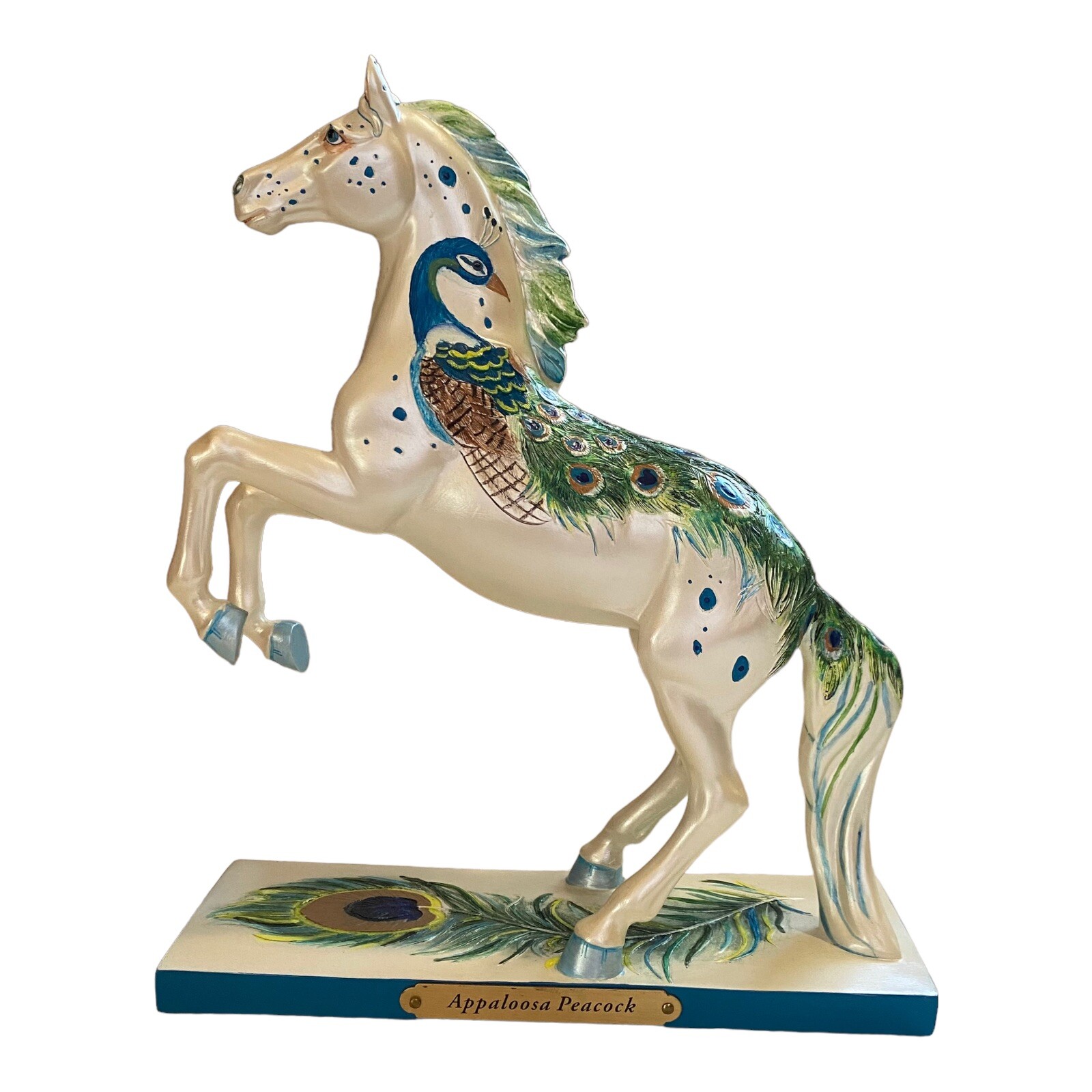 Trail of Painted Ponies 4022548 Appaloosa Peacock in Box - Rare - Mint ...