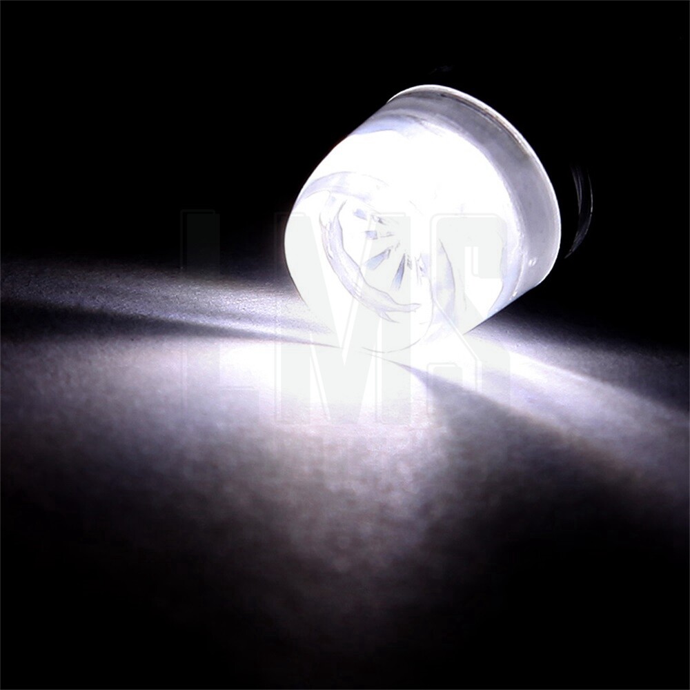 10x White T10 194 LED Bulbs Instrument Gauge Cluster Light with 1/2 ...