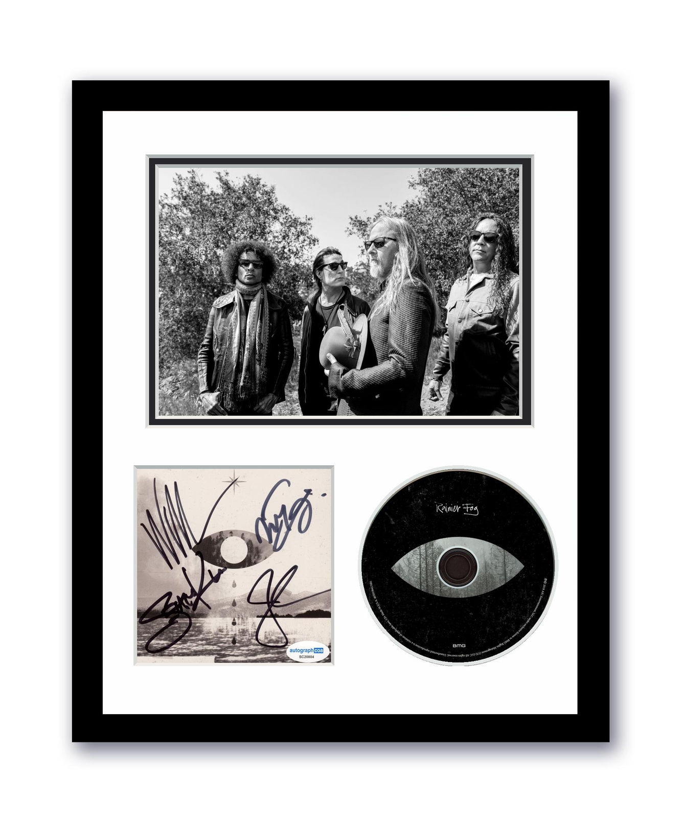 Alice In Chains Autographed Signed 11x14 Custom Framed CD Photo Rainier ...