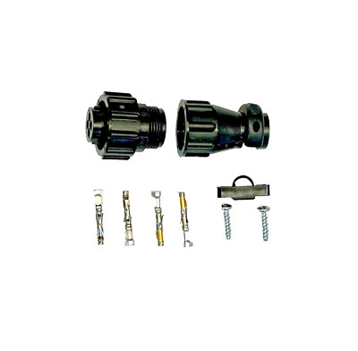 5 TE Connectivity 206060-1 CPC Plug Kits w/(5) Cable Clamps & (20) Gold ...