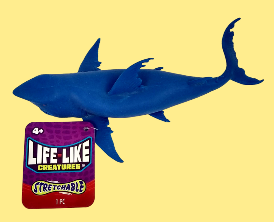 Shark Life-Like Imperial Jaru Figure Squishy Creatures Stretchable Toy ...