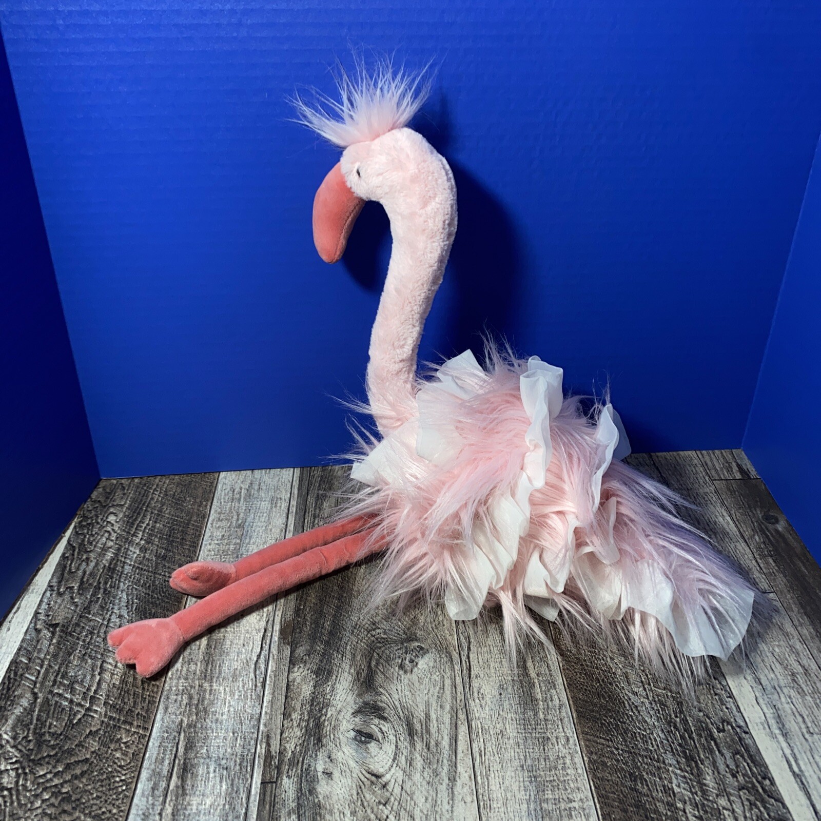 Jellycat Flo Maflingo Flamingo Stuffed Animal 19 Inches for sale online ...