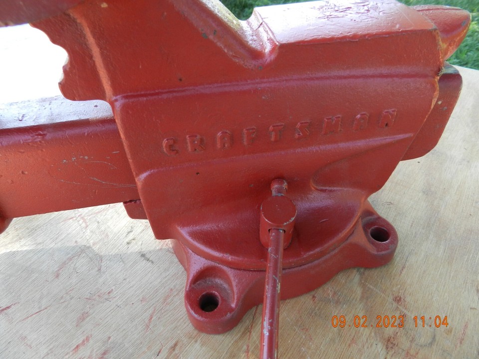 Vintage Sears Craftsman Swivel Base Bench Vise No. 506-51811 5" Width ...