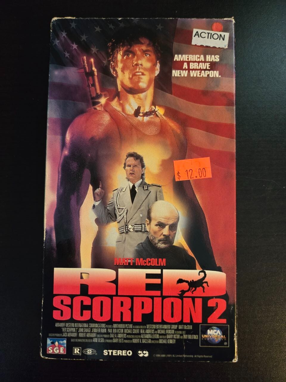 Red Scorpion 2 (VHS, 1996) Matt McColm Michael Ironside *BUY 2 GET 1 ...