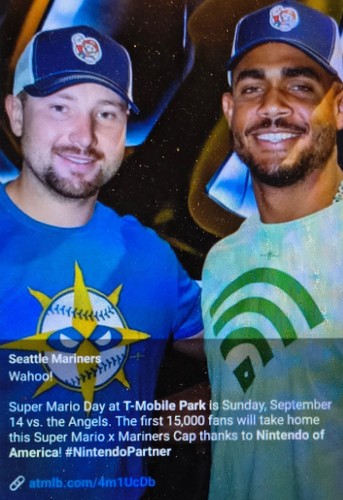 Seattle Mariners 2025 Nintendo Super Mario 40th Anniversary hat/cap SGA ...