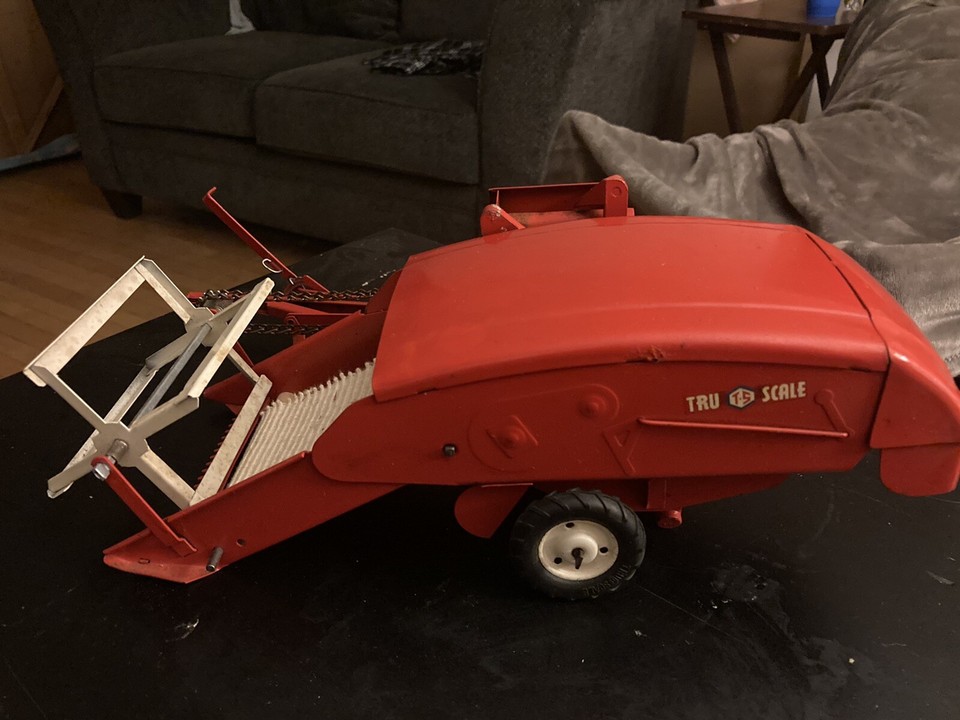VTG Carter Tru Scale Combine 1:16 Metal Farm Toy in original box C-406 ...