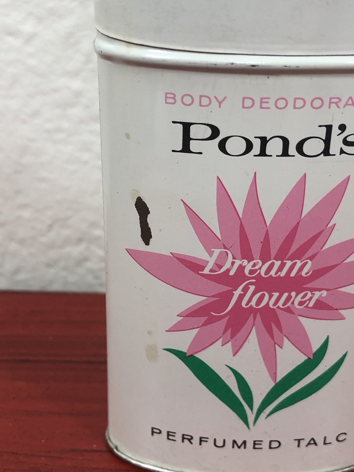 Vtg Pond's Dream Flower Body Perfumed Talc Powder 1.5oz Tin 3/4 Full ...