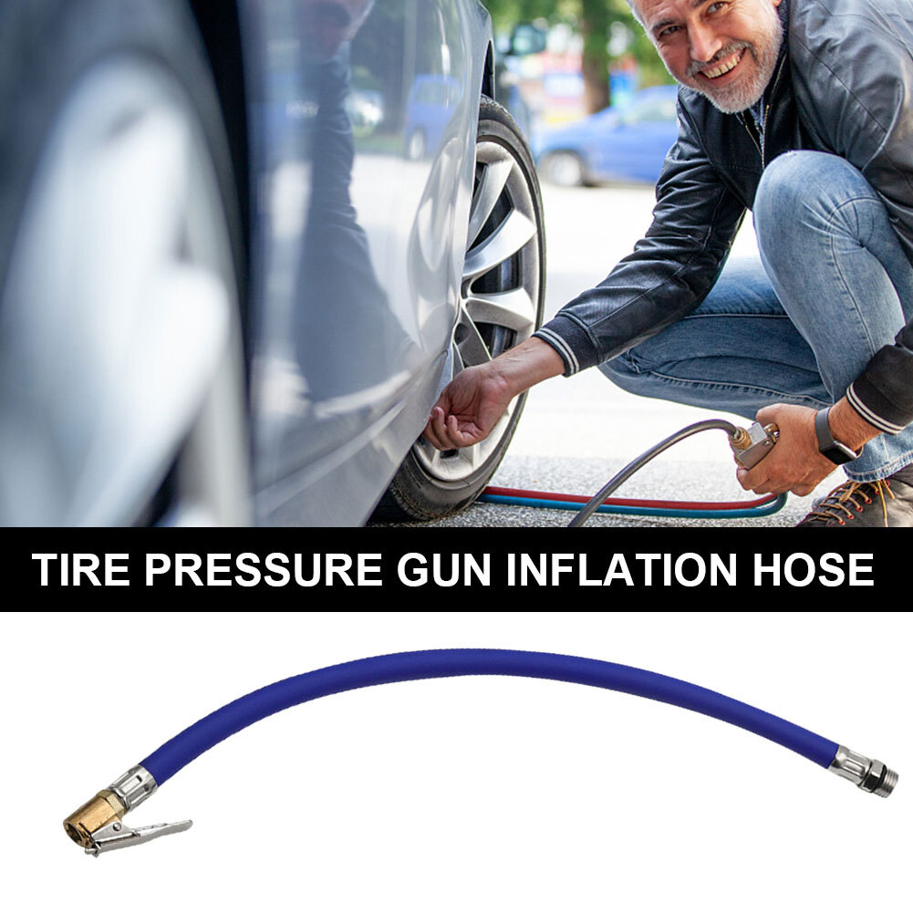 AU Car Tire Inflator Hose Flexible Tire Inflation Extension Tube (Blue ...
