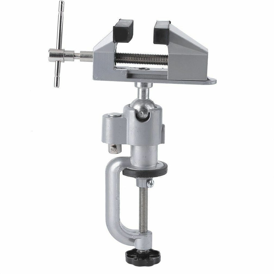 Universal Table Bench Vise 3 Inch Work Bench Clamp Swivel Rotating ...