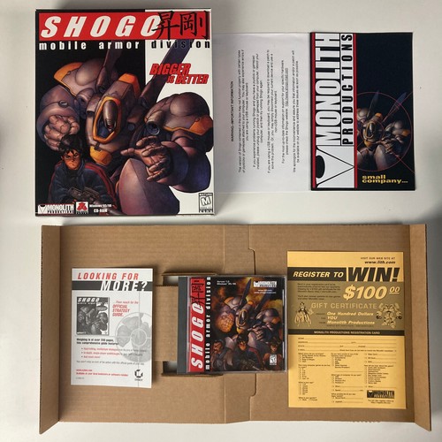 Shogo: Mobile Armor Division (PC CD-ROM, Monolith, 1998) Big Box Game ...