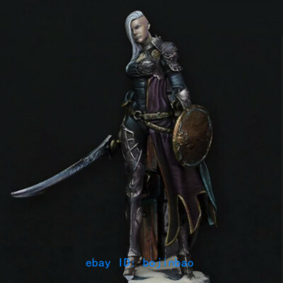 Unpainted 1/24 Scale Female Warrior EILEEN Resin Figure Death stalker ...