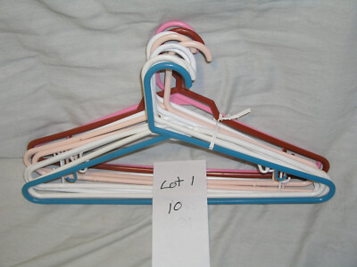 Clothes Hangers in Lots. Plastic Variety in Colors. Pick Your Lot! | eBay