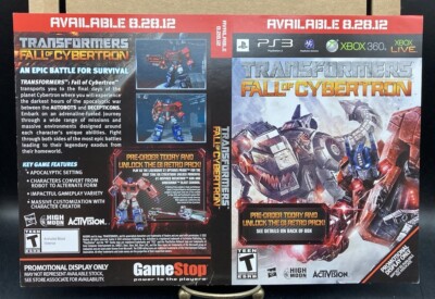 Transformers Fall Of Cybertron GameStop Promotional Display Only Store ...