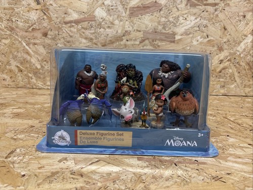 Disney Store Official Moana Deluxe Figure Play Set 10 Pc Very Rare ...