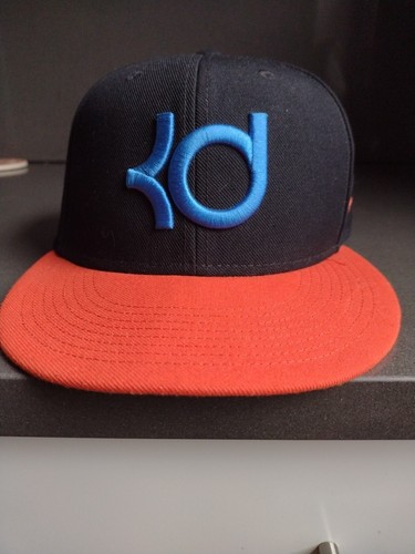 KD Kevin Durant Nike True Ball Cap Hat Snapback Black Orange Houston ...