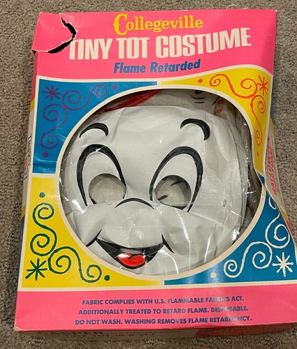 Vintage Collegeville - Child Sized Casper The Ghost Mask, Outfit, Box ...