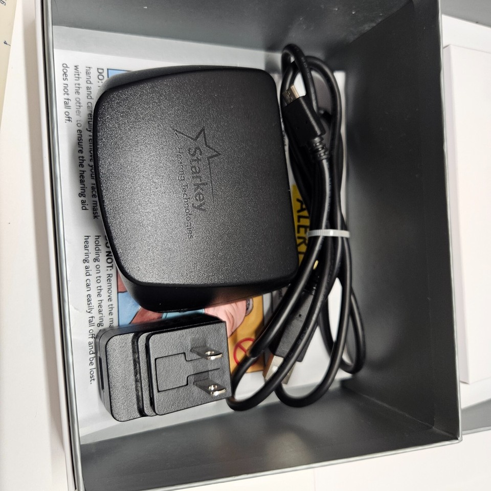 Starkey Hearing Aids with Charging Case and Cable | eBay