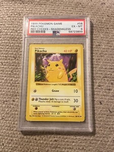 Pikachu 1999 Pokemon Game #58 Shadowless (Red Cheeks) Price Guide ...