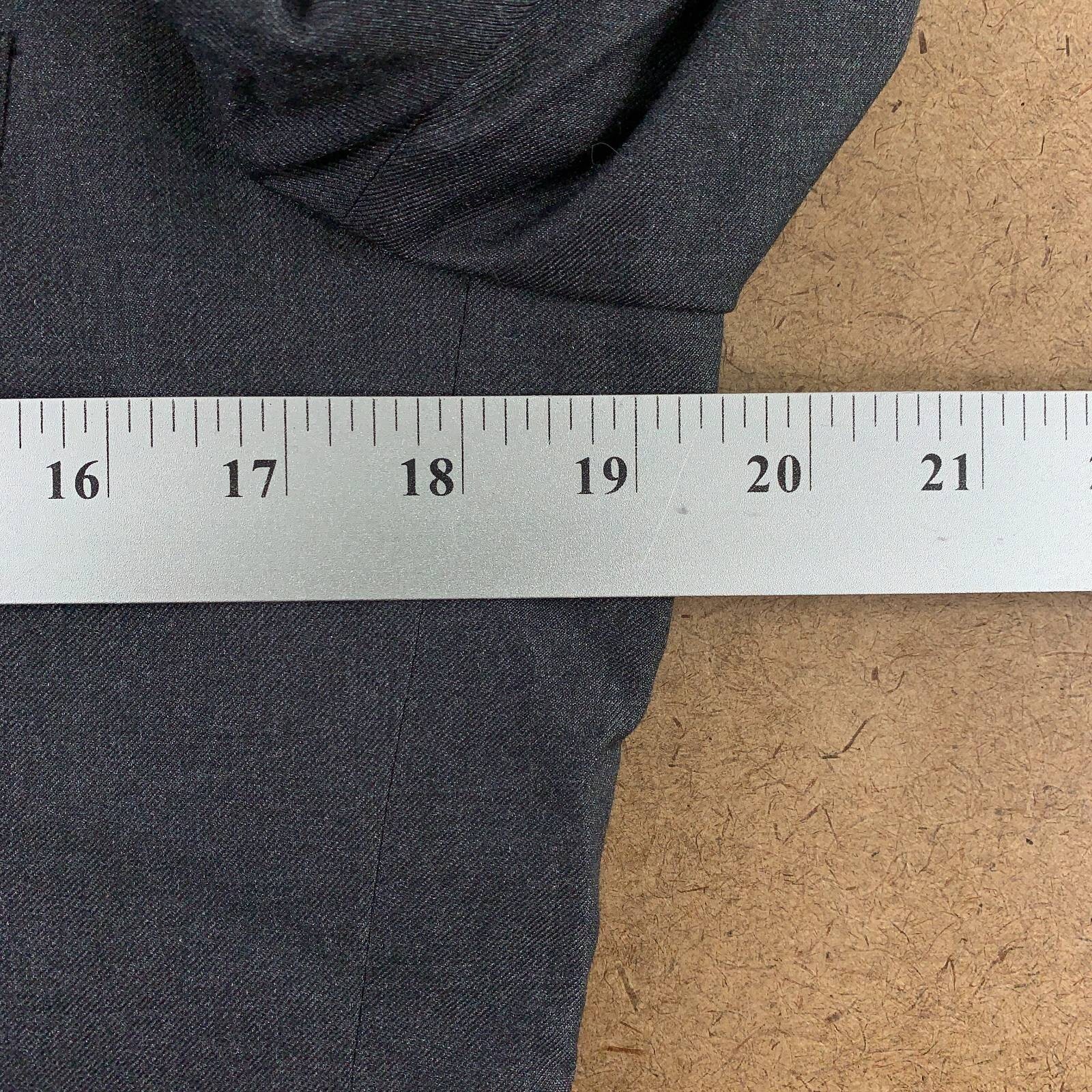 Archie Rowe Mens Two Button Suit Jacket Gray Lined Notch Single ...