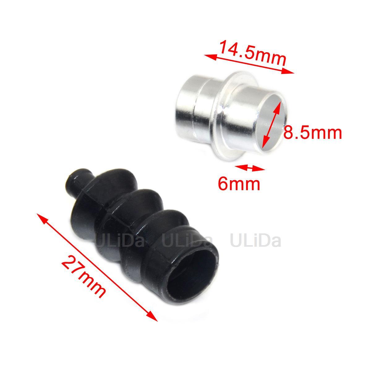 2Pcs 1.8-3mm Linkage Waterproof Rubber Bellow Radio Box Sleeve Seals ...