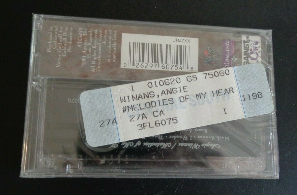 ANGIE WINANS Melodies Of My Heart Cassette Tape NEW Gospel Christian ...