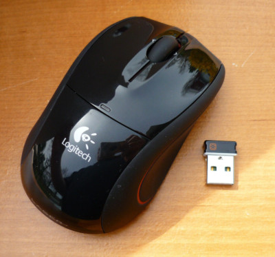 Logitech M505 Wireless Laser Mouse w/ Receiver Black - EXCELLENT ...