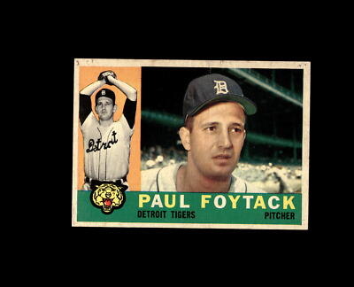 1960 Topps 364 Paul Foytack VG-EX #D1,368663 | eBay