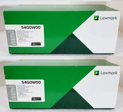 2 Sealed Lexmark 54G0W00 CS/CX920 MS911 MX910 XC9200 XM9100 Waste Toner ...