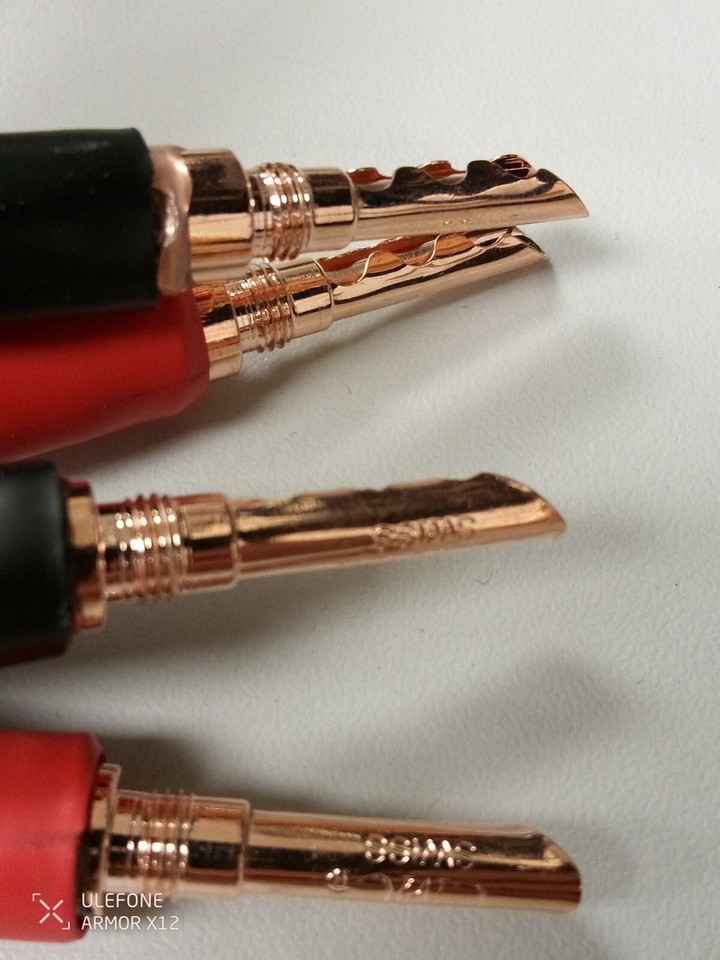 Clearer Audio Copper Line Alpha Speaker Cable 2m Pair - Copper Plugs ...