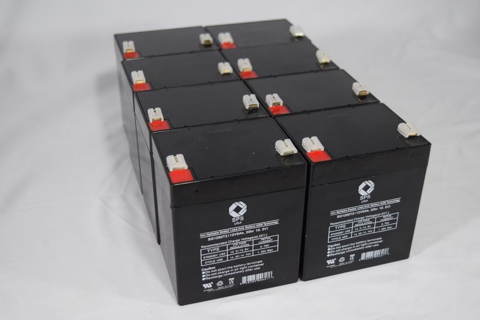 12V 5Ah rechargeable replacement battery for UPS APC RBC117 10pk | eBay