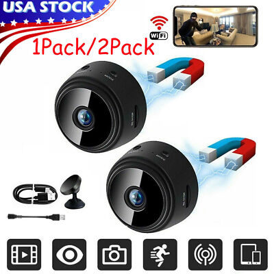 Mini Wireless Hidden Spy Camera Wifi IP Home Security 1080P HD Night ...