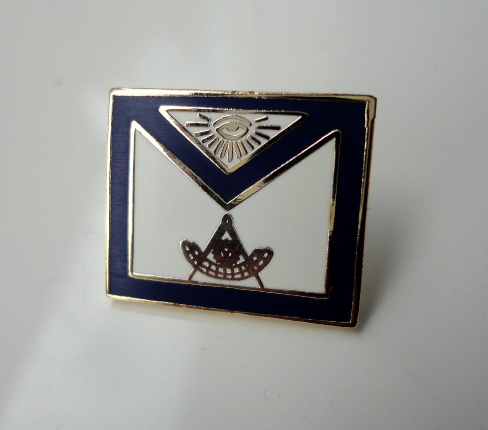 Freemason Masonic Apron Enamel Lapel Pin Badge Past Master | eBay UK