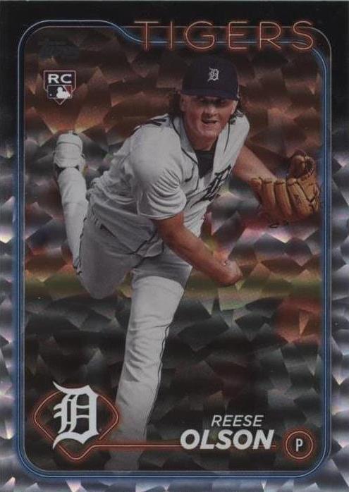 2024 Topps Series 1 - Reese Olson #308 Silver Crackle Foil (RC) for ...