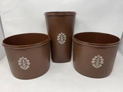 Vintage Tupperware Canisters Brown for sale| 59 ads for used Vintage ...