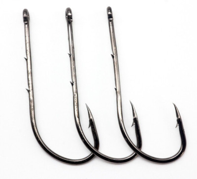 50pcs Fishing Hook 1# Fish Hook High Carbon Steel Hooks | eBay