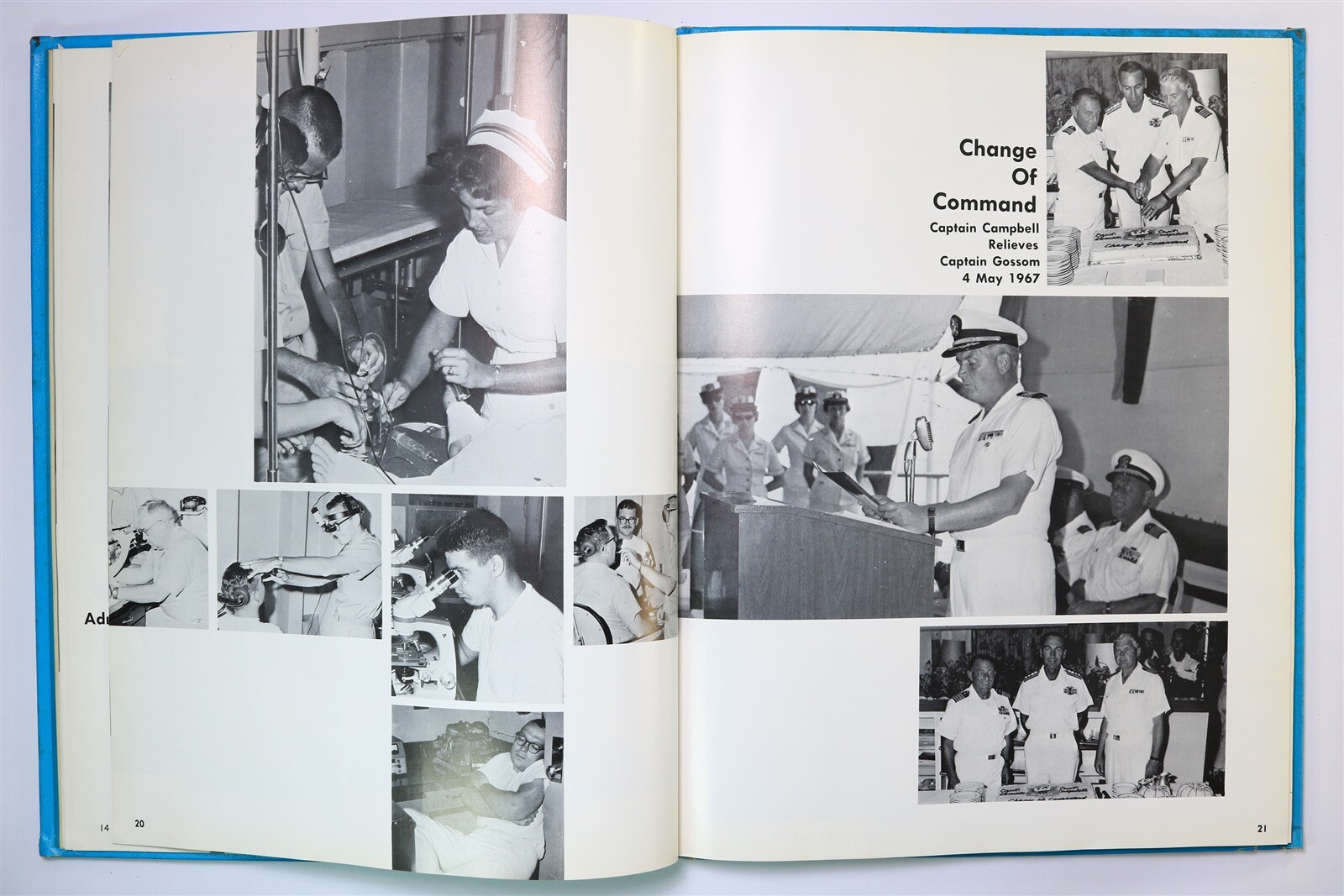 USS Repose (AH-16) 1965 1966 1967 Vietnam Deployment Log Cruise Book ...