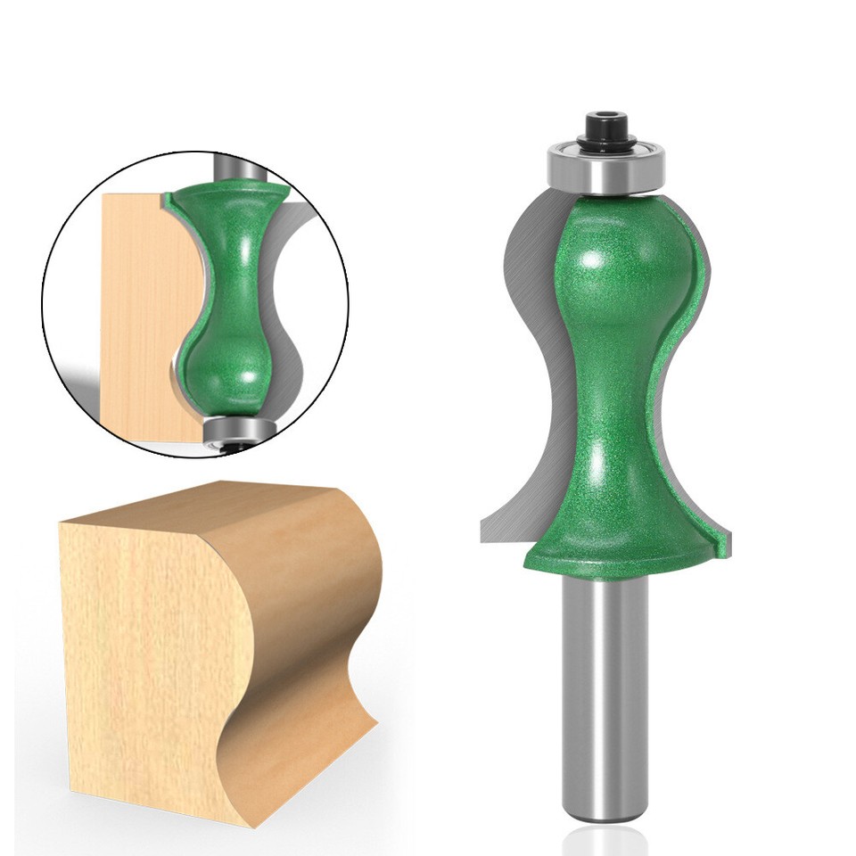 12mm Shank Handrail Molding Router Bits Roman Ogee Edge Forming Profile ...