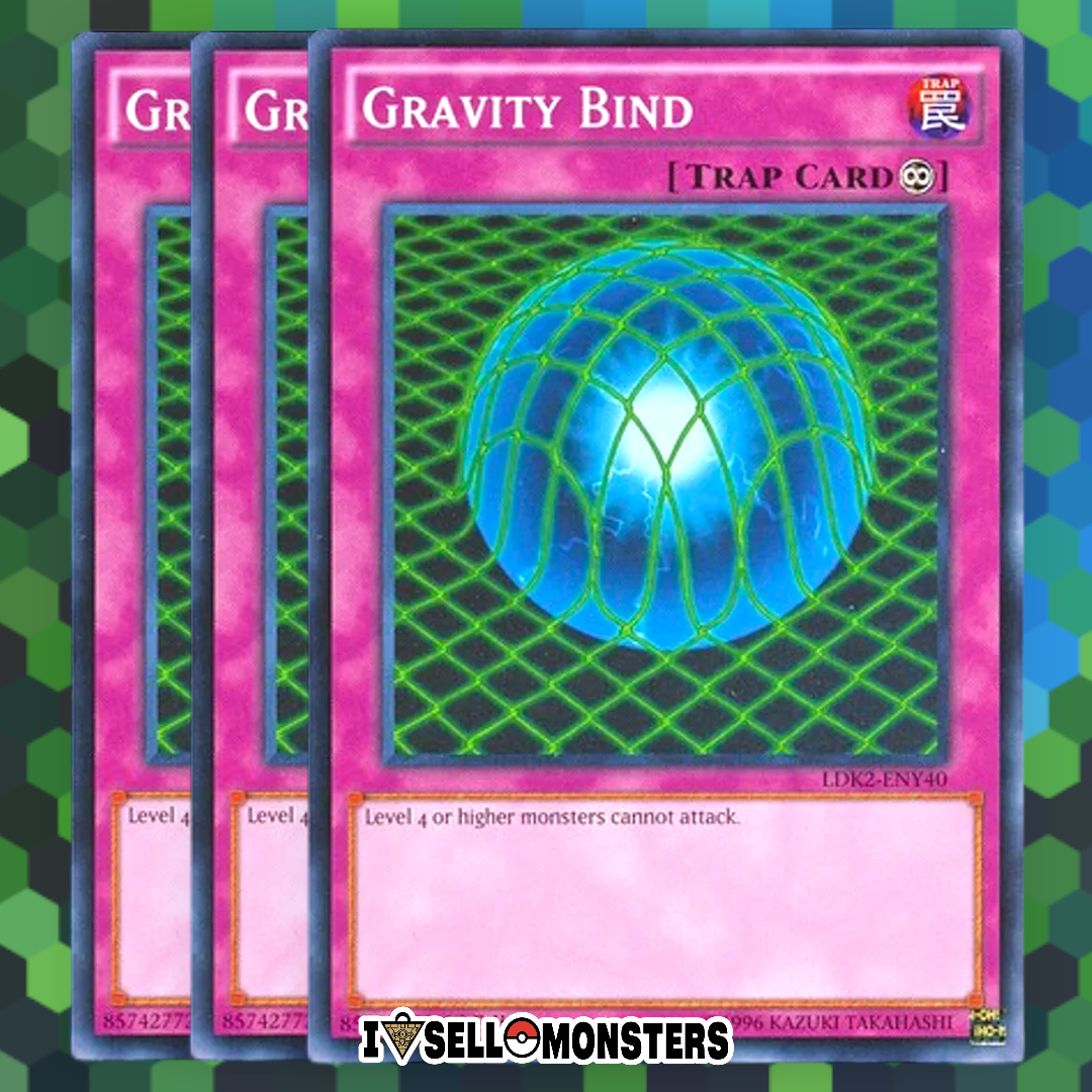 Yu-gi-oh! TCG 3x Gravity Bind LDK2-ENY40 Common UNLM x3 YUGIOH! NM | eBay